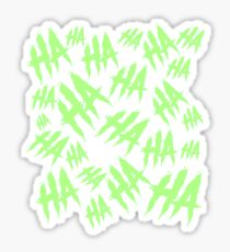 Hahaha Joker Stickers | Redbubble