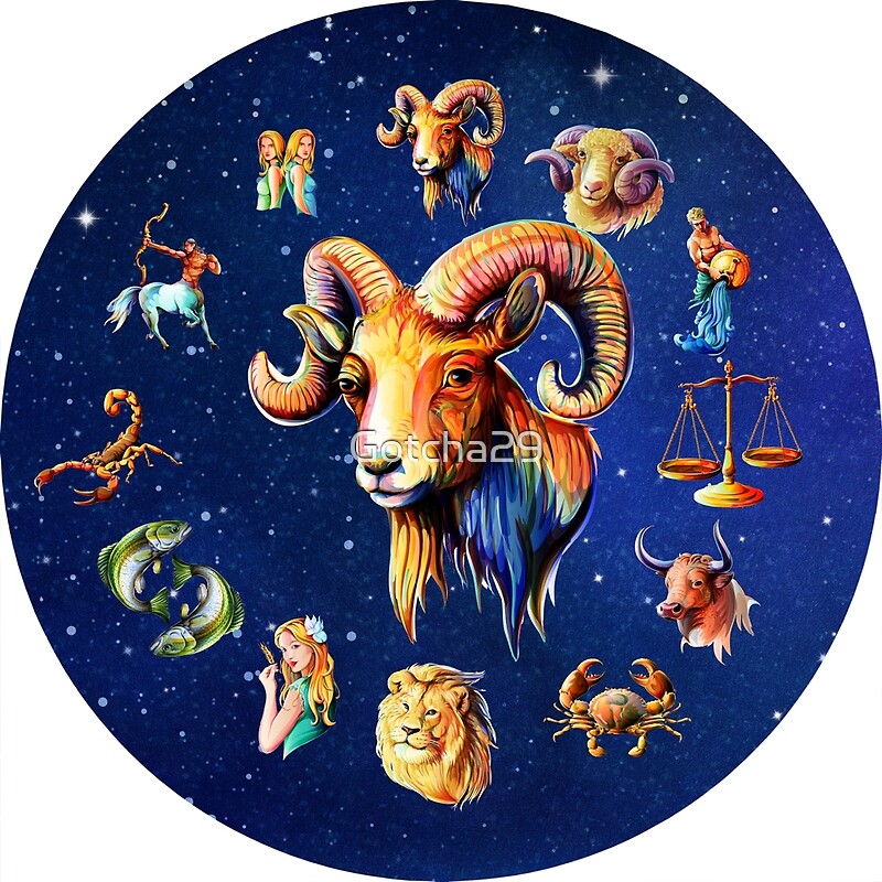 "Capricorn Clock Star Signs Horoscope" by Gotcha29 | Redbubble
