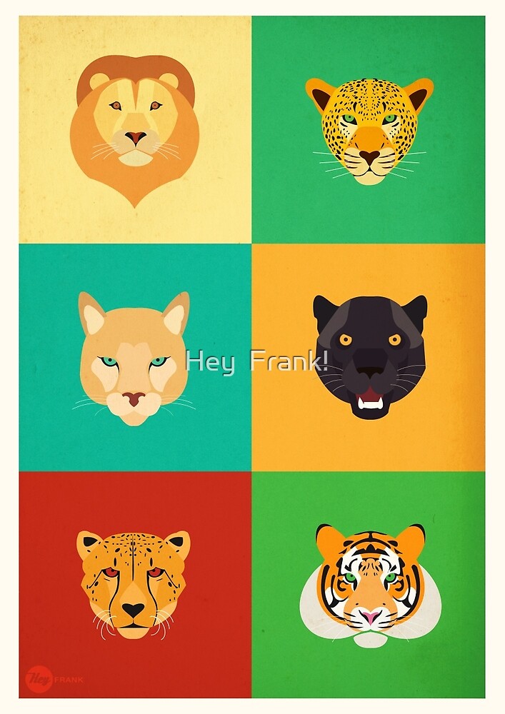 "Felines Personalities" by Hey Frank! | Redbubble