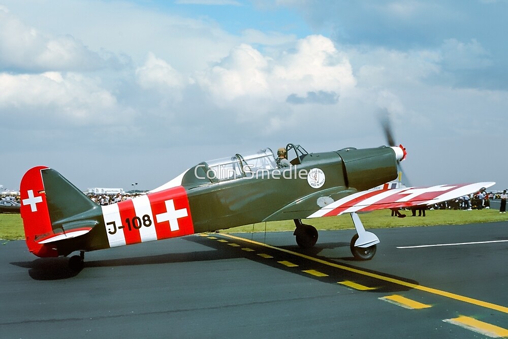 "Pilatus P-2 J-108 G-BJAX" by Colin Smedley | Redbubble