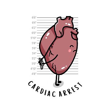 "Cardiac Arrest Pun | Science Pun, Anatomy, Funny Science" Greeting ...