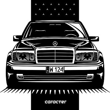 "Classic W124" Poster for Sale by GoinWide | Redbubble