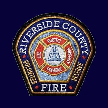 "Riverside County California Fire Department Reserve Volunteer" Sticker ...