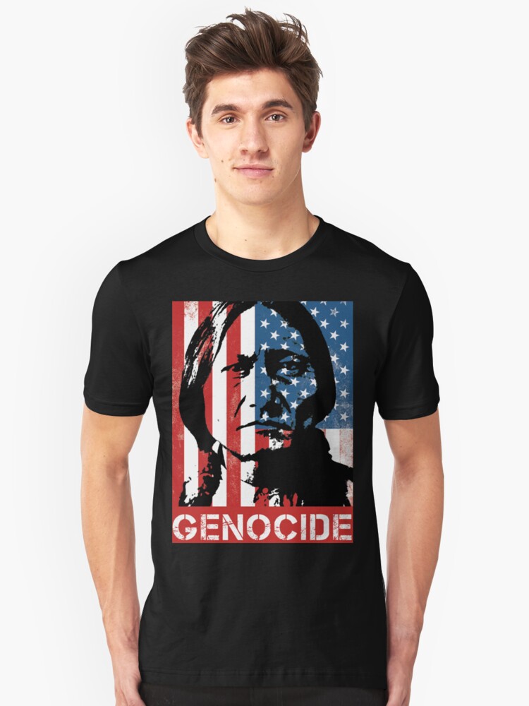 "NATIVE AMERICAN GENOCIDE" T-shirt by Yago | Redbubble