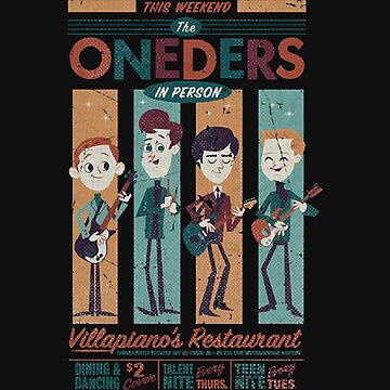 "RETRO THIS WEEKEND THE ONEDERS IN PERSON " Sticker for Sale by ...