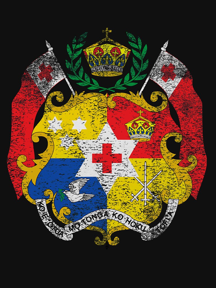 "Tongan Coat of Arms Tonga Symbol" T-shirt by ozziwar | Redbubble