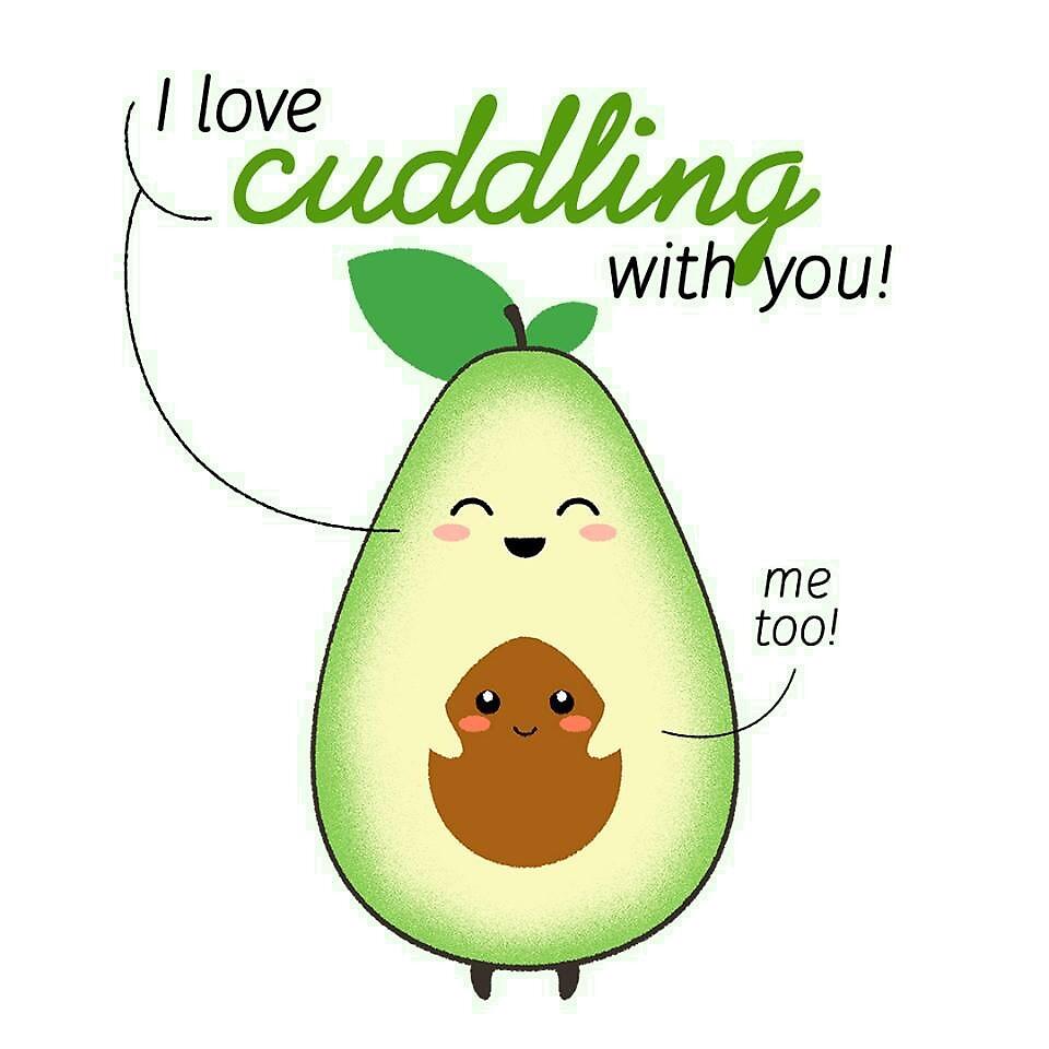 "Avocado - I love cuddling with you" by Adamantium | Redbubble