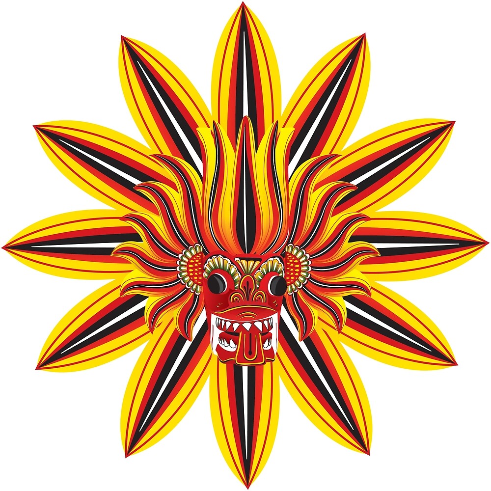 "Gini Raksha - Fire Devil" by ERConcepts | Redbubble