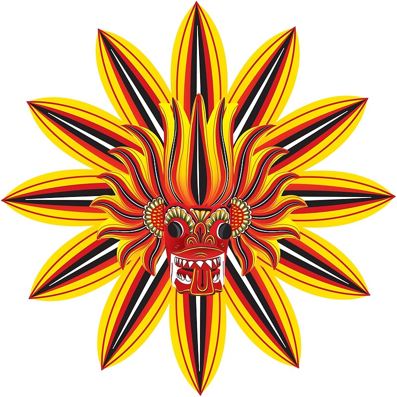 "Gini Raksha - Fire Devil" by ERConcepts | Redbubble