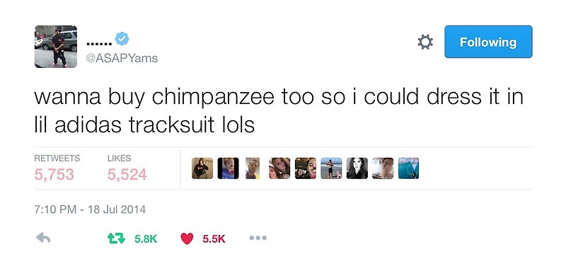 "ASAP YAMS TWEETS" by KidCakess | Redbubble