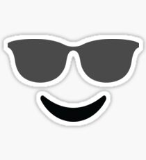 Sunglasses Emoji: Stickers | Redbubble