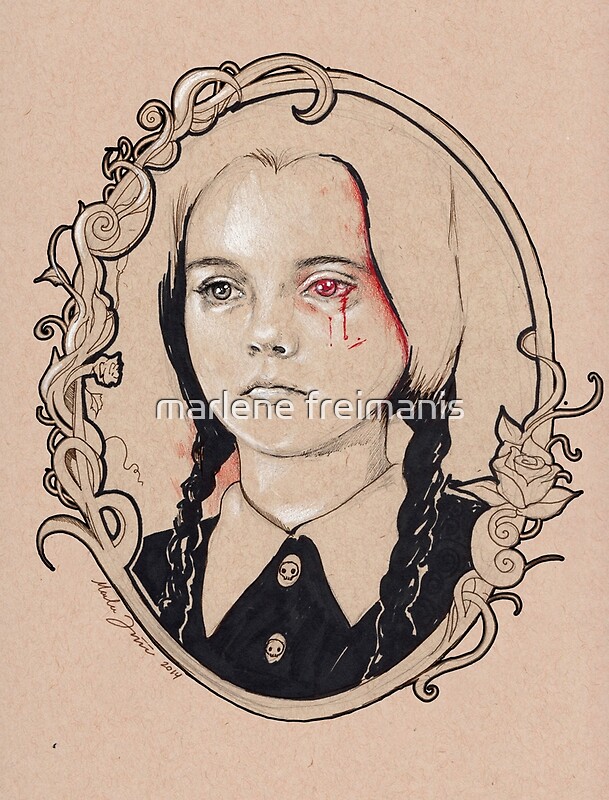 "wednesday" by marlene freimanis | Redbubble