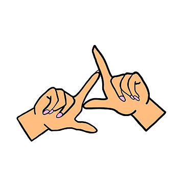 "delta zeta hand sign" Sticker for Sale by kpmatheny | Redbubble