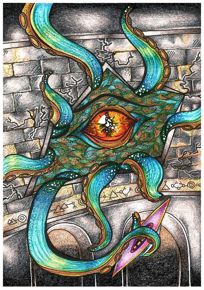 "Space Octopus Alien- Sci fi, Scifi art, space" by lightburstmedia ...