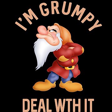 "I'm Grumpy Deal With It Funny Saying" Coffee Mug for Sale by vinciwear ...
