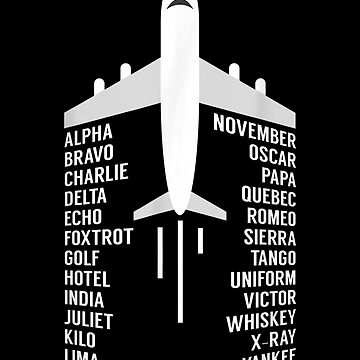 " Phonetic Alphabet Aviation Pilot Airplane Aircraft Gift" Photographic ...