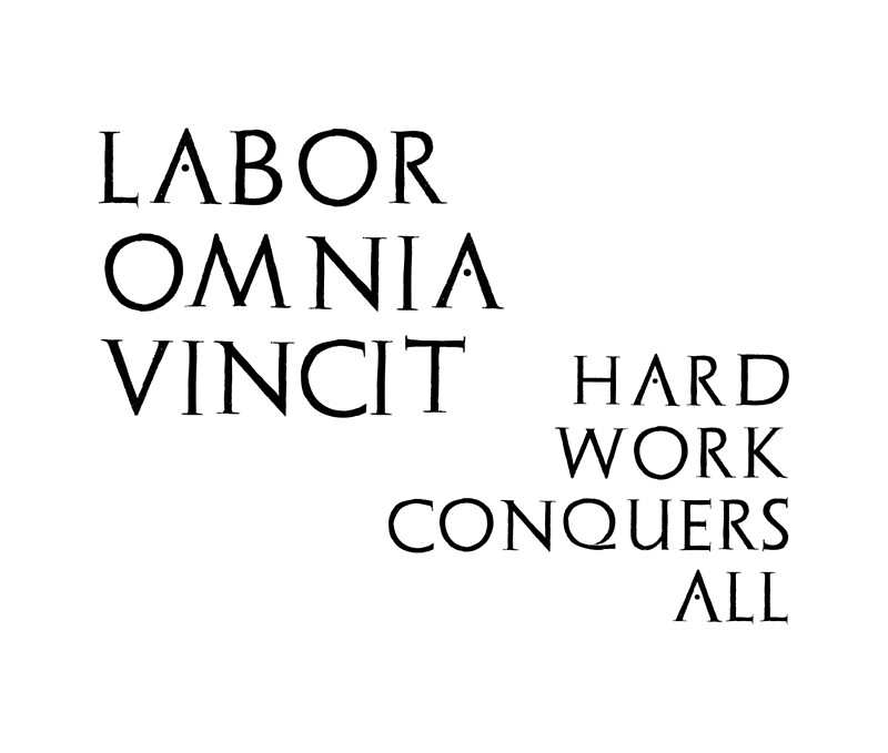 "Labor omnia vincit" by adiosmillet | Redbubble