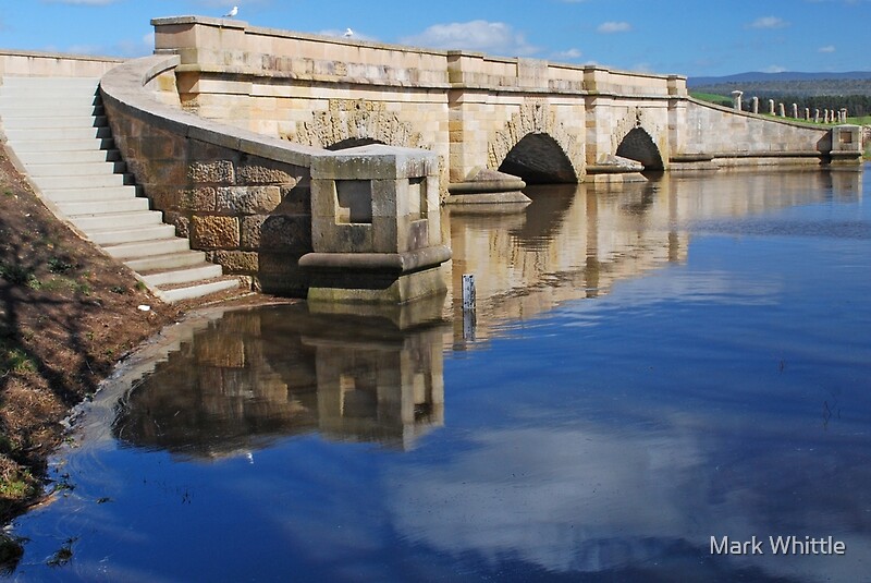 "Convict-built bridge at Ross in the Midlands" by Mark Whittle | Redbubble