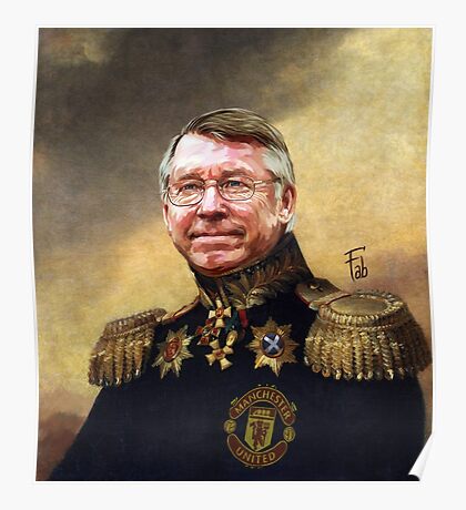 Sir Alex Ferguson: Posters | Redbubble