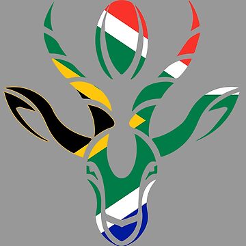 "South Africa Rugby World Champion Springboks Gift" Art Print for Sale ...