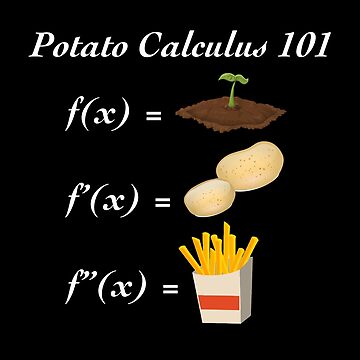 "Potato Calculus " Sticker for Sale by TheUnknown93 | Redbubble