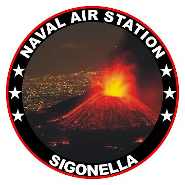 "Naval Air Station Sigonella" Sticker for Sale by xorbah | Redbubble