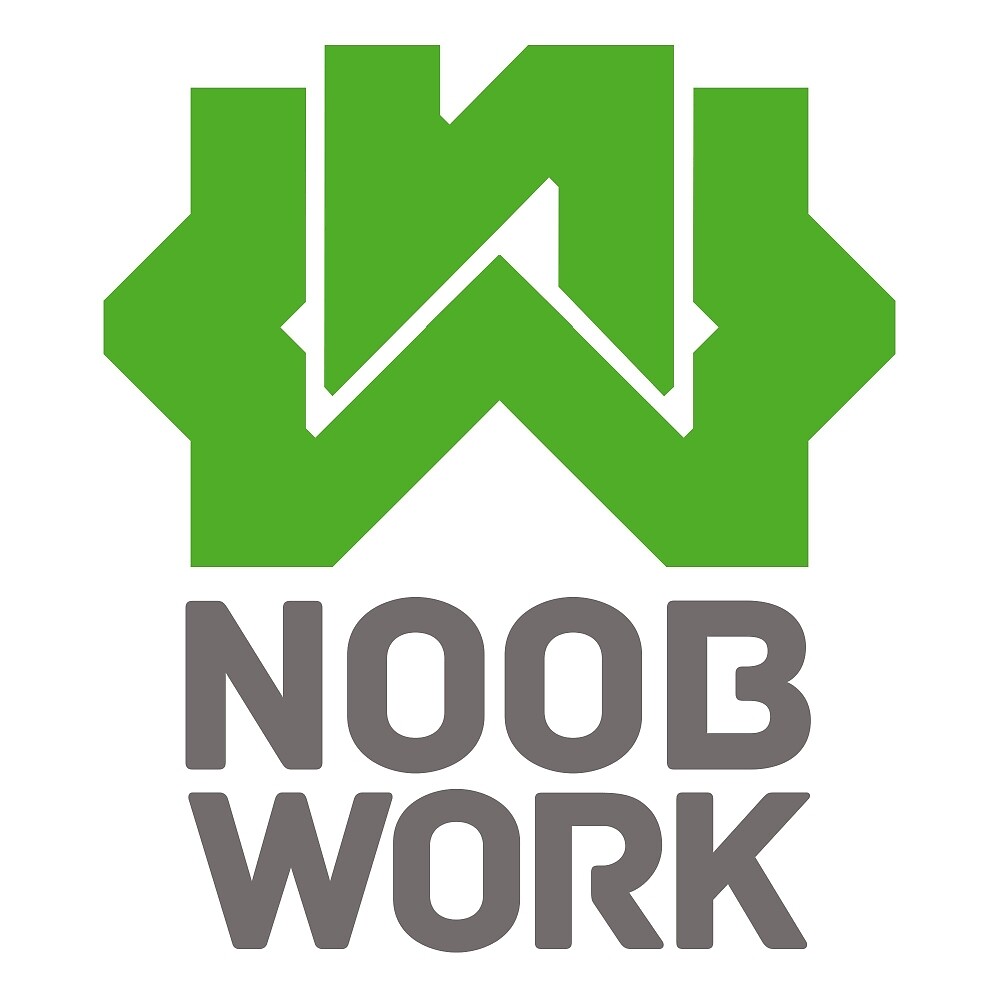 "Noobwork Brand Logo" by Noobwork | Redbubble