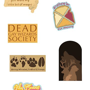 "marauders era sticker pack" Sticker for Sale by soopinthegarden ...