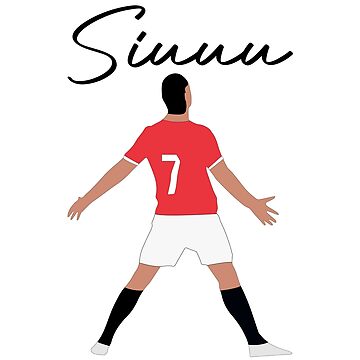"Siuuuu" Sticker for Sale by MEMER-D | Redbubble