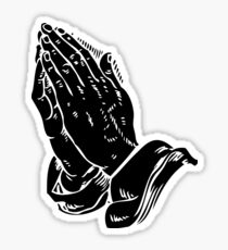 Praying Hands Stickers | Redbubble