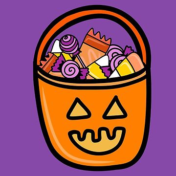 "Jack O Lantern Candy Bucket, made by SpookyShoppe" Pin for Sale by ...