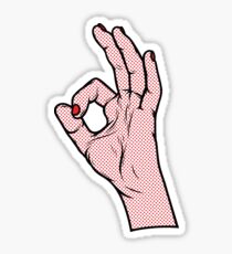Ok Hand Sign: Stickers | Redbubble
