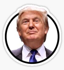 Donald Trump Face Stickers | Redbubble