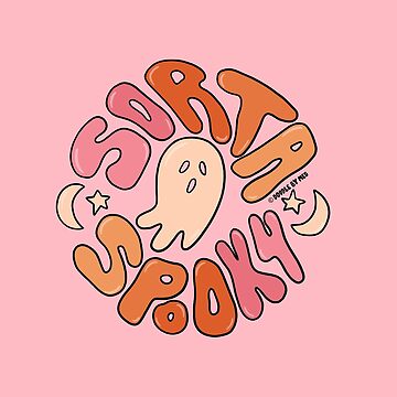 "Fall Sorta Spooky ©" Sticker for Sale by doodlebymeg | Redbubble