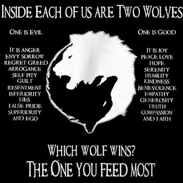 "Cherokee Wolf! - Inside Each Of Us Are Two Wolves One Classic T-Shirt ...