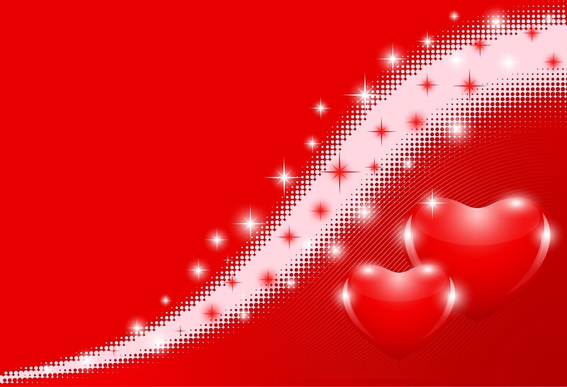 "Pretty Red Hearts" by holidayfashion | Redbubble