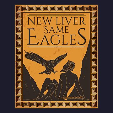 "Prometheus Myth New Liver Same Eagles - Greek Mythology" Art Board ...