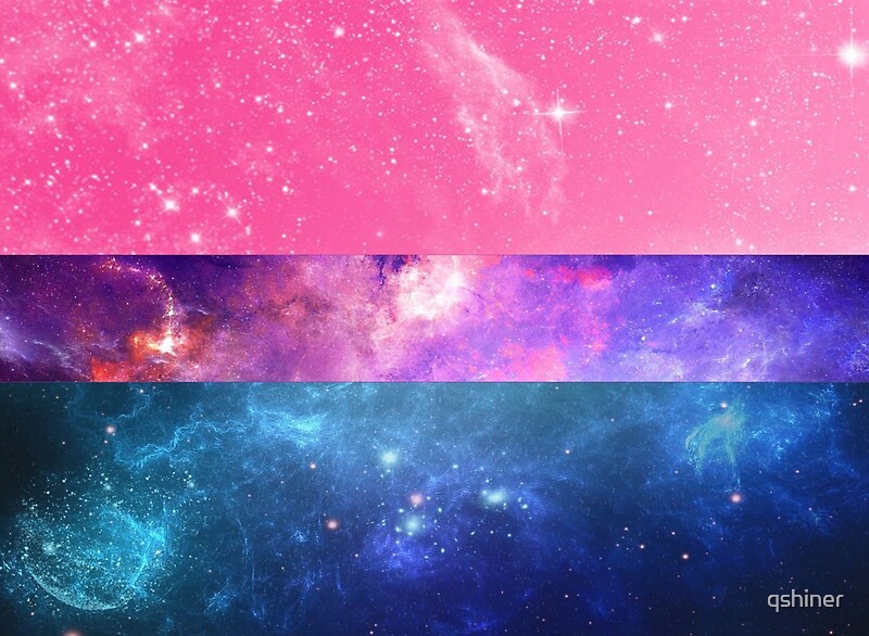 «Bi Flag - LGBTQ Galaxy» de qshiner | Redbubble