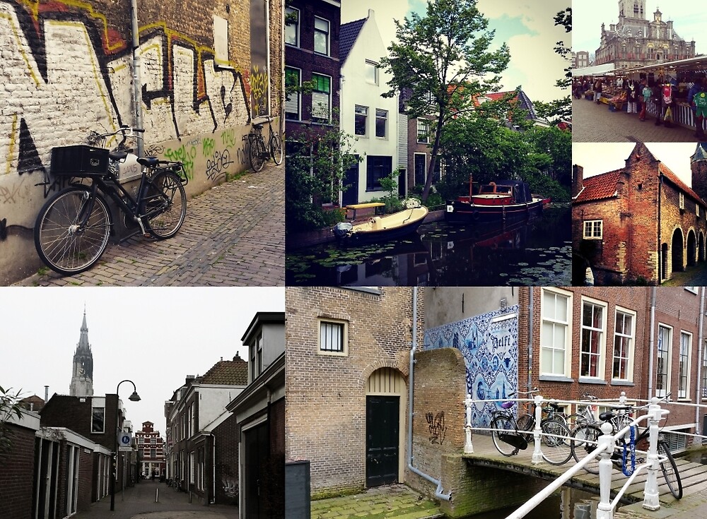 "Photo collage Delft 2 " by kultjers | Redbubble