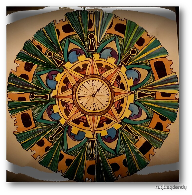 "Dandy steampunk mandala" by ragbagdandy | Redbubble