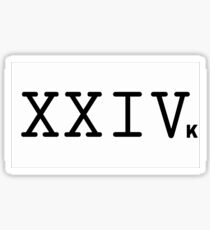 Roman Numerals: Stickers | Redbubble