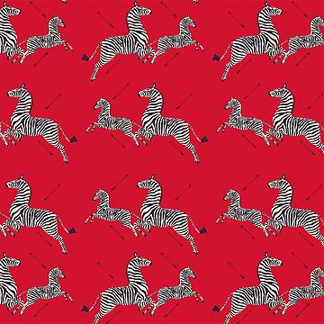 "Scalamandré Zebra (red) / The Royal Tenenbaums" iPad Case & Skin by ...