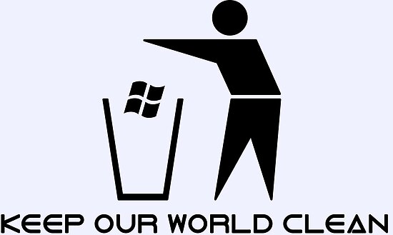 "Keep Our World Clean" Posters by unixman84 | Redbubble