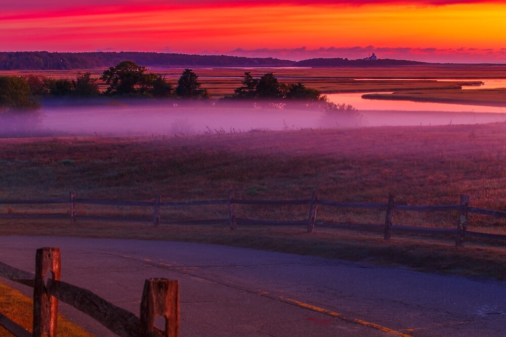 "Sunrise On Skiff Hill Cape Cod" by Artist Dapixara | Redbubble