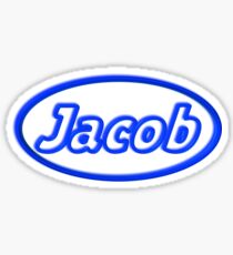 Jacob Name Stickers | Redbubble