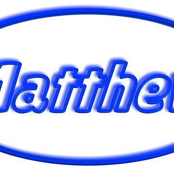 "Matthew" Sticker for Sale by flyoff | Redbubble