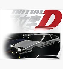 Initial D: Posters | Redbubble