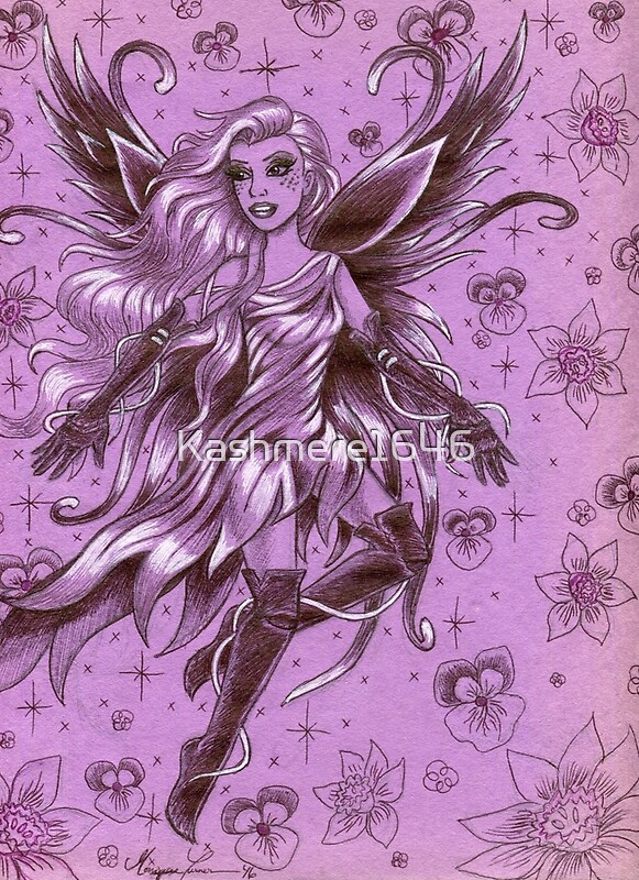 "Purple Fantasy Fairy" by Kashmere1646 | Redbubble