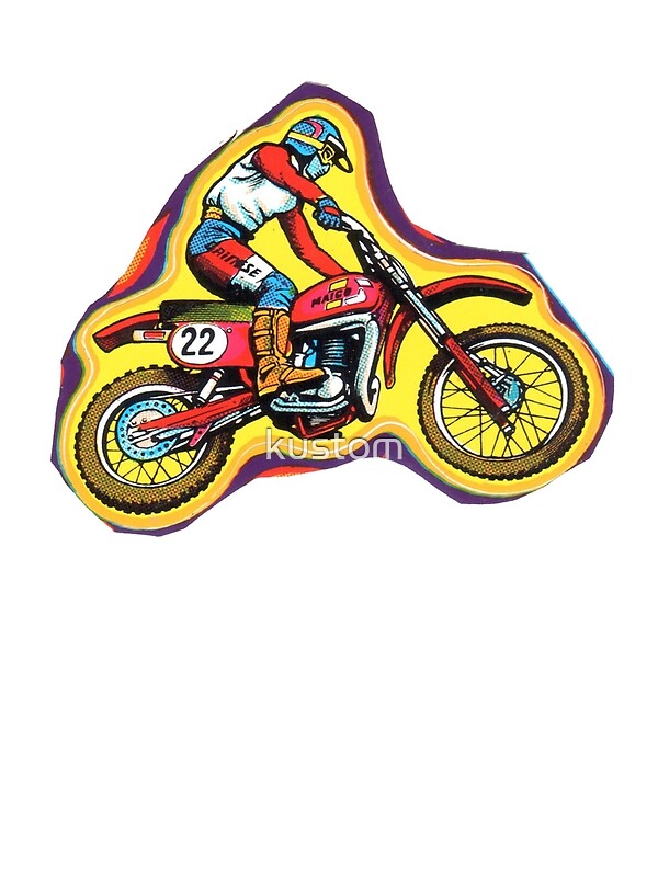 "Vintage Dirtbike Maico Decal 70's" by kustom | Redbubble