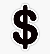 Dollar Sign: Stickers | Redbubble